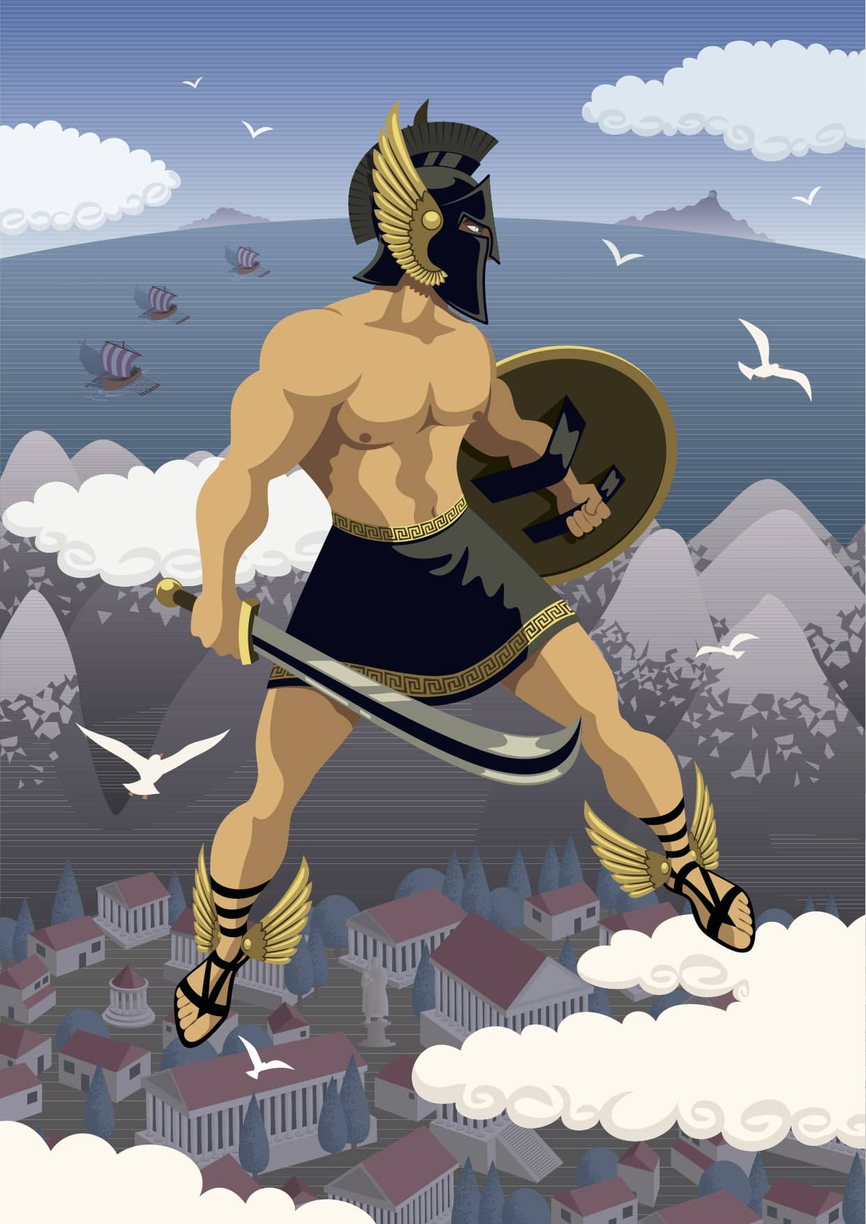 Birth of the Greek Mythological Hero Perseus Birth of the Greek Mythological Hero Perseus