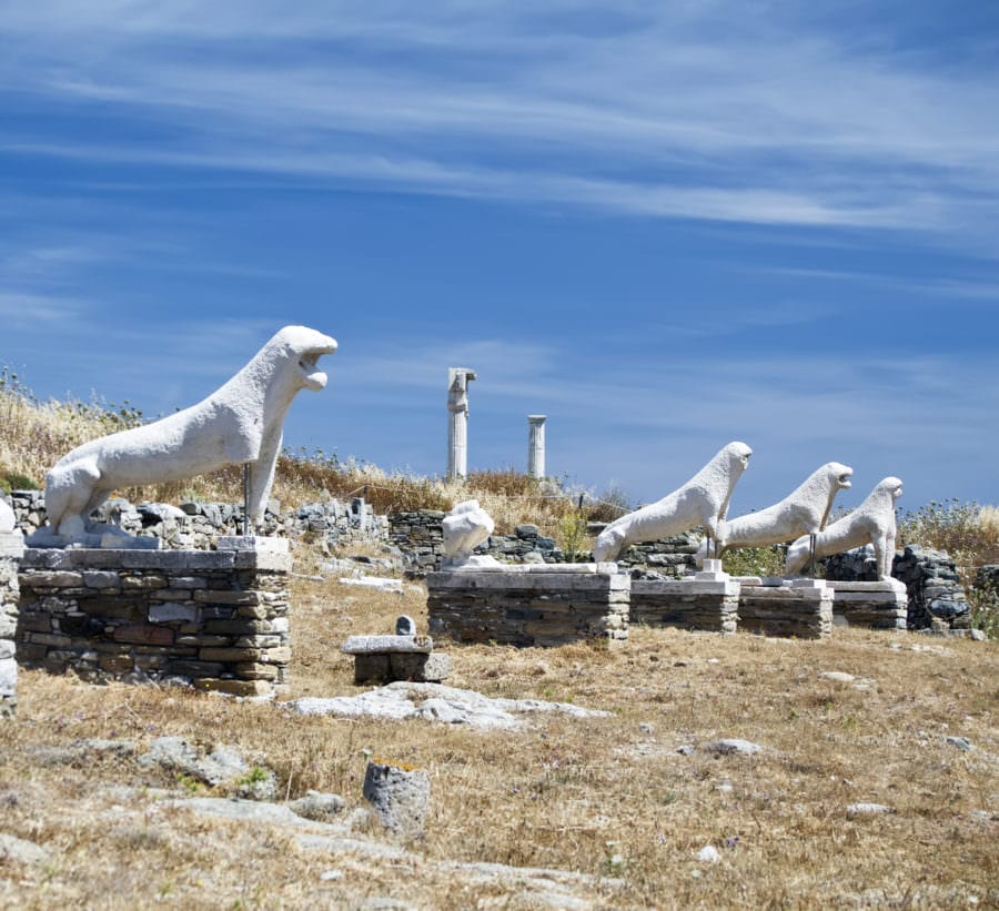 Visit the Archeological Site of Delos