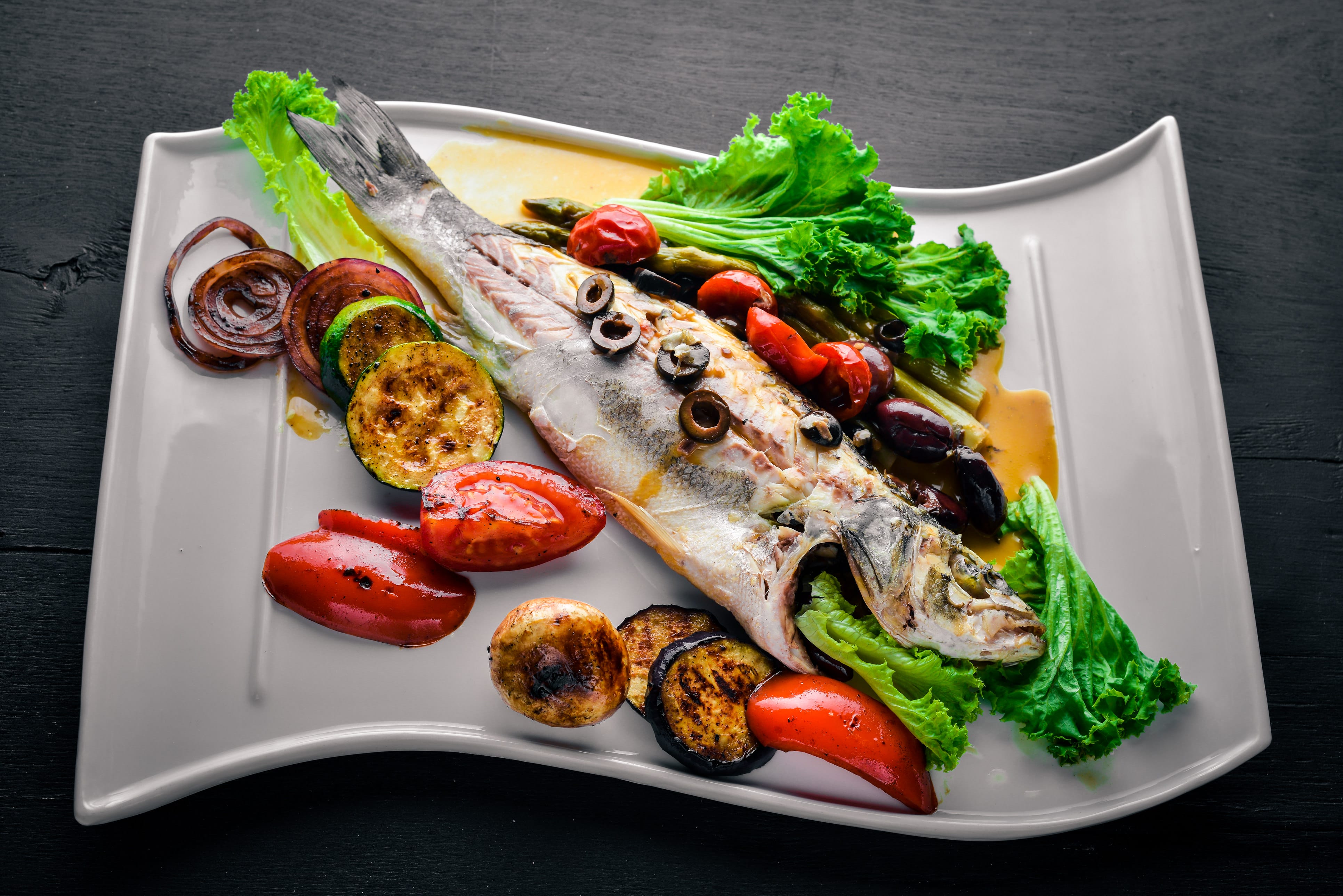 Recipe for Greek Style Savory Red Mullet Fish