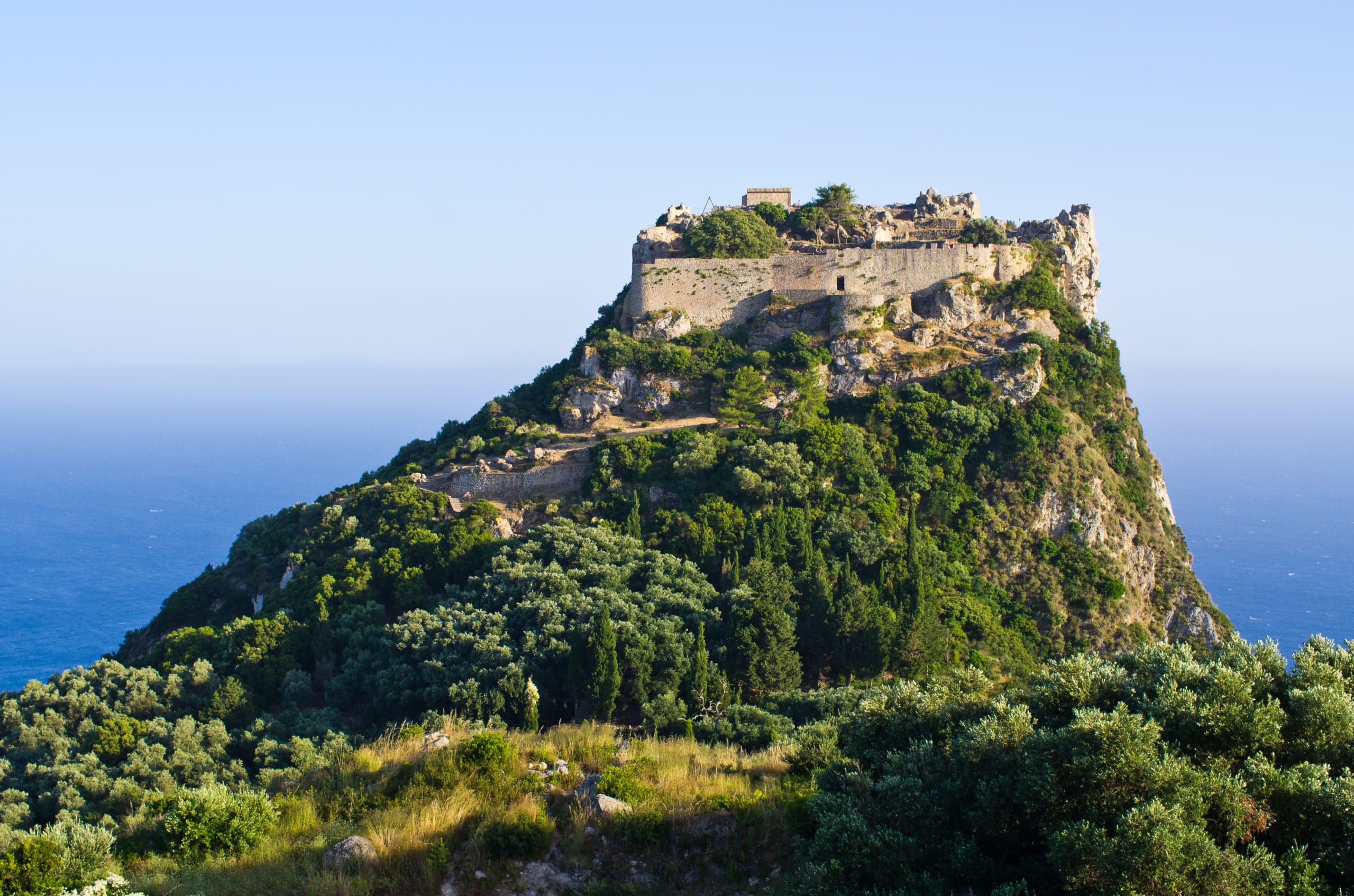 Visit Angelokastro Castle in Corfu