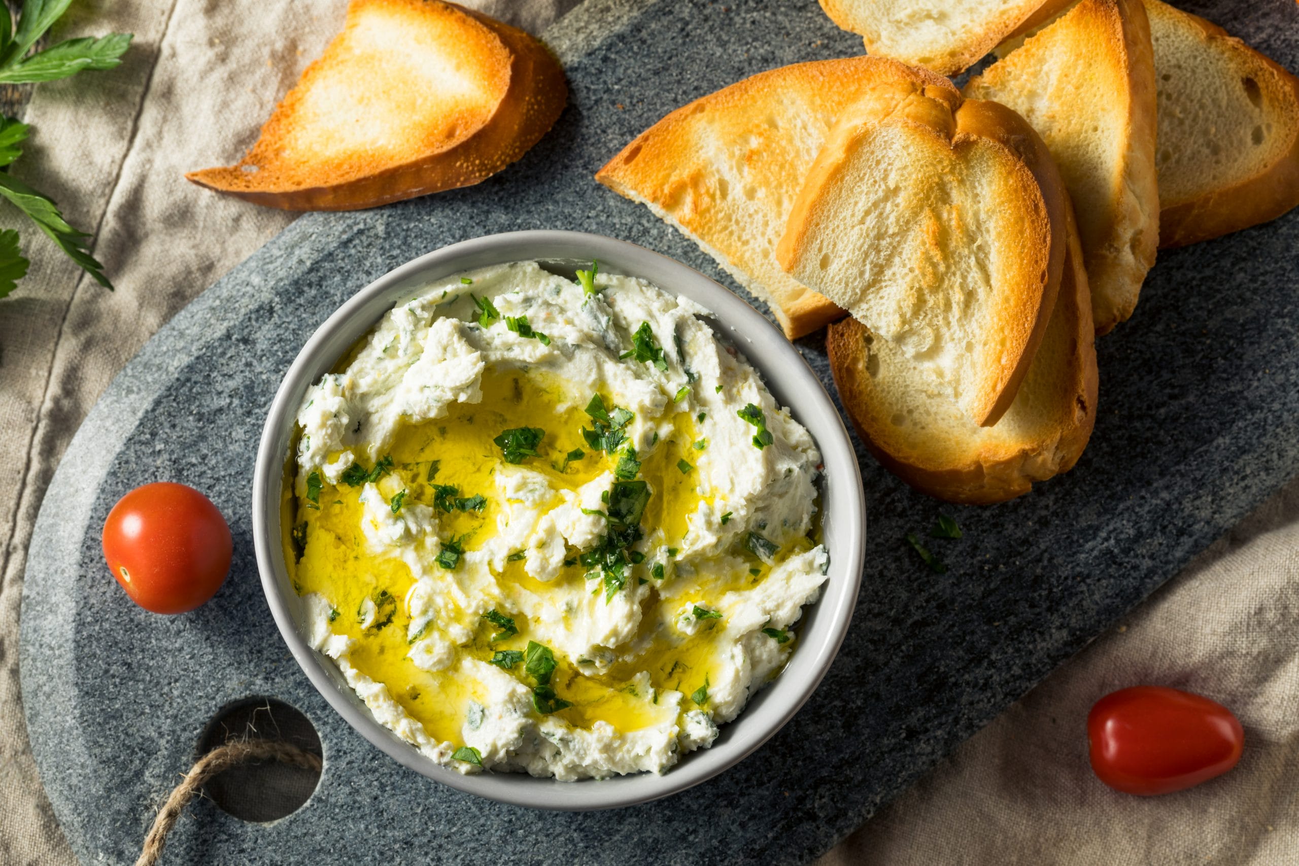 5-Minute Greek Style Cheese Dip